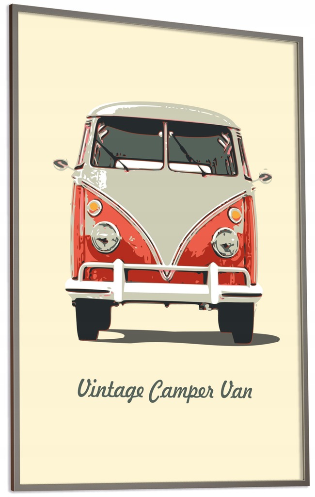 Plakat Vintage Camper Auto Obraz Bez Ramy A4 - 13750829663 - oficjalne ...