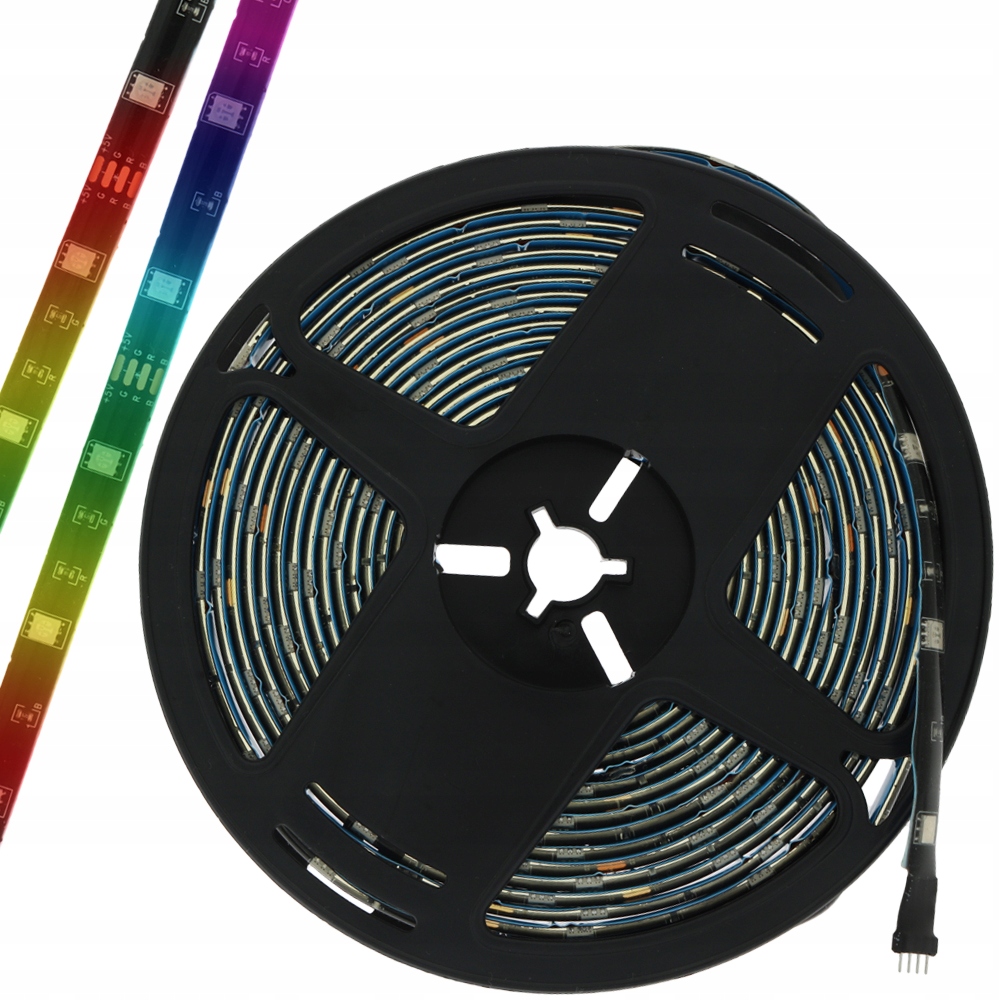 TAŚMA LED RGB ZESTAW NA IMPREZĘ - 12581154787 - oficjalne archiwum Allegro