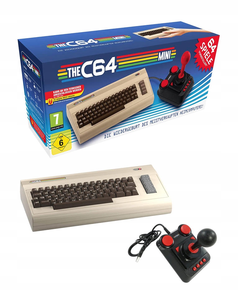 THE C64 MINI MINIATUROWA WERSJA COMMODORE 64 GRY - 12916918604 ...