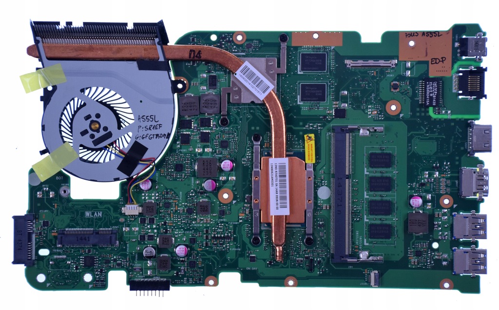 PŁYTA GŁÓWNA ASUS A555L X555LD rev 3.1 eDP i5 GT840 - 14201916051 ...