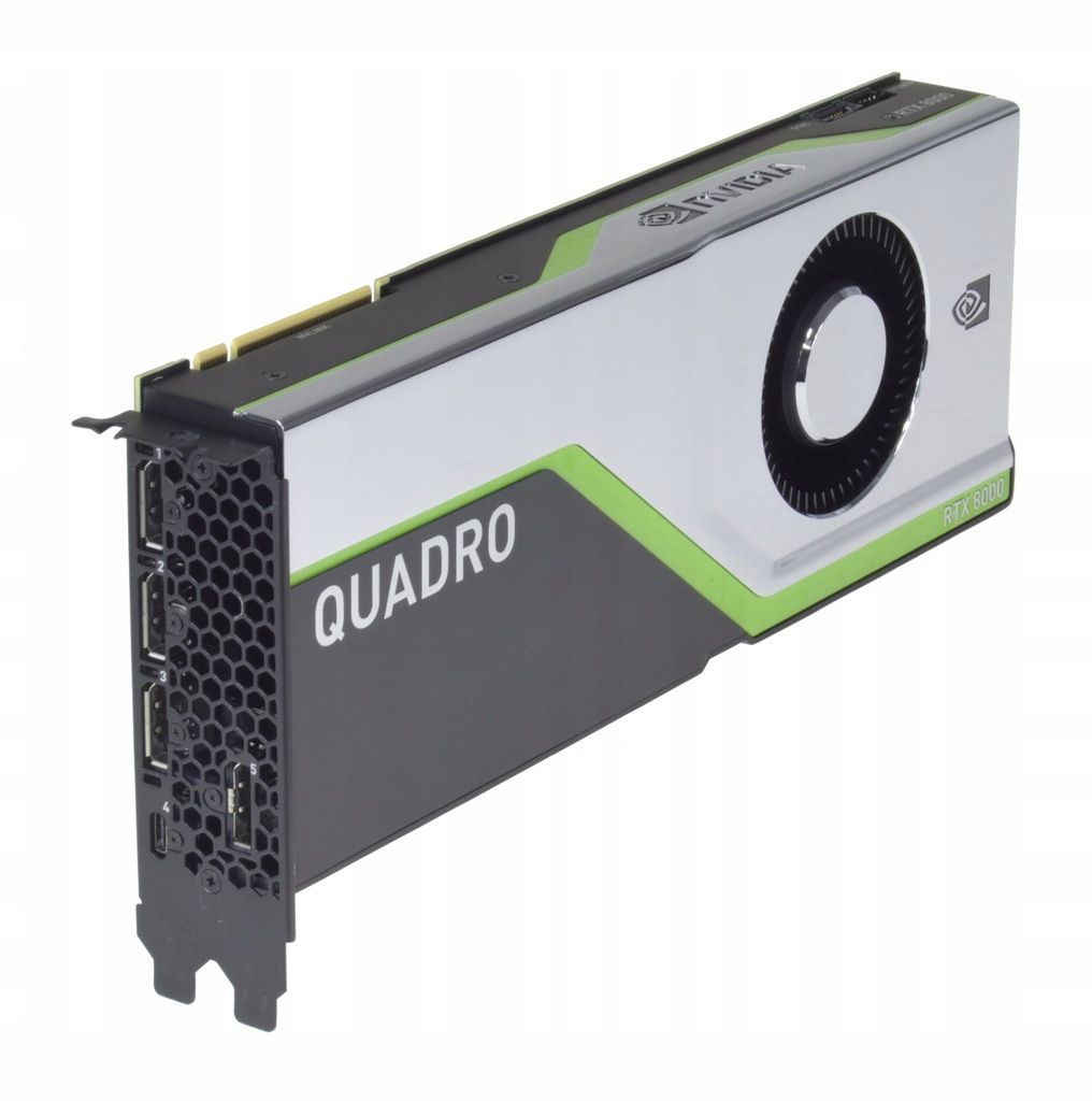 Karta graficzna NVIDIA Quadro RTX 8000 GDDR6 48GB 4x DisplayPort 1x USB ...