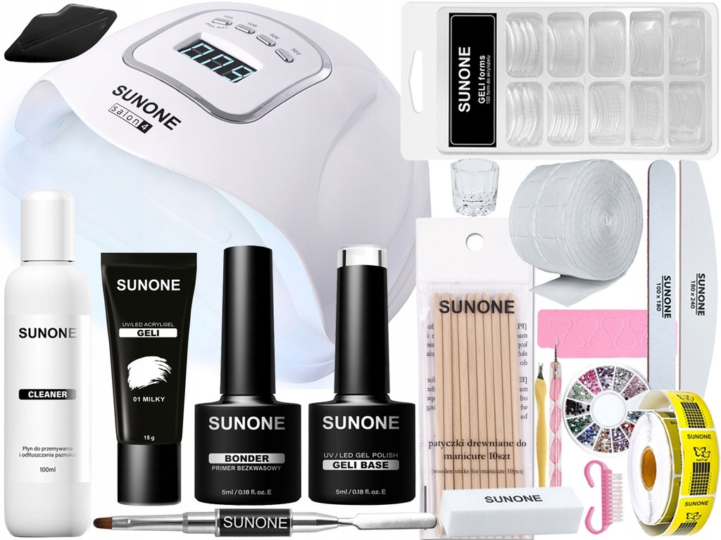 ZESTAW SUNONE G02 DO AKRYLOŻELU - LAMPA FORMY - 11897446227 - oficjalne archiwum Allegro
