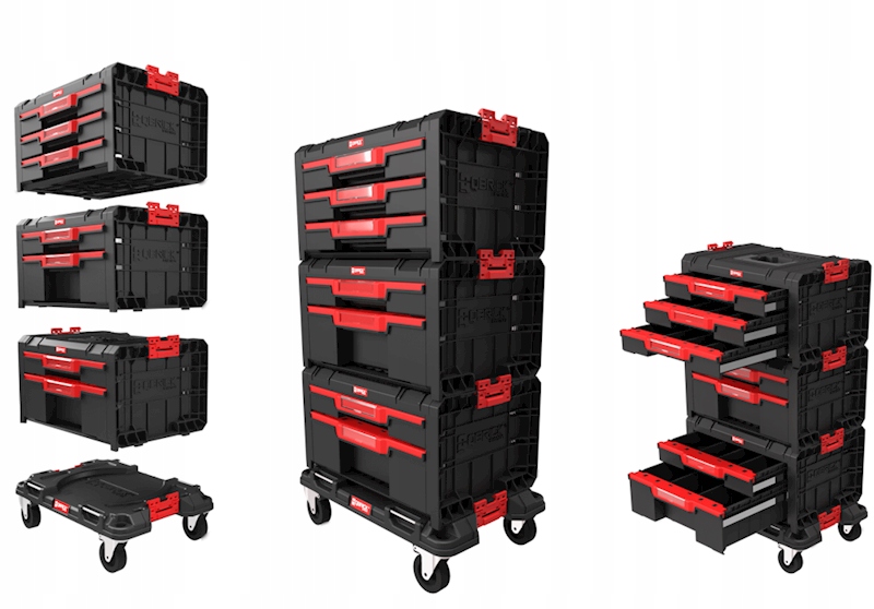 MOBILNA SZAFKA, SKRZYNKA WARSZTATOW QBRICK SYSTEM PRO 2.0 DRAWER SET 1 - 13387373521 - oficjalne ...