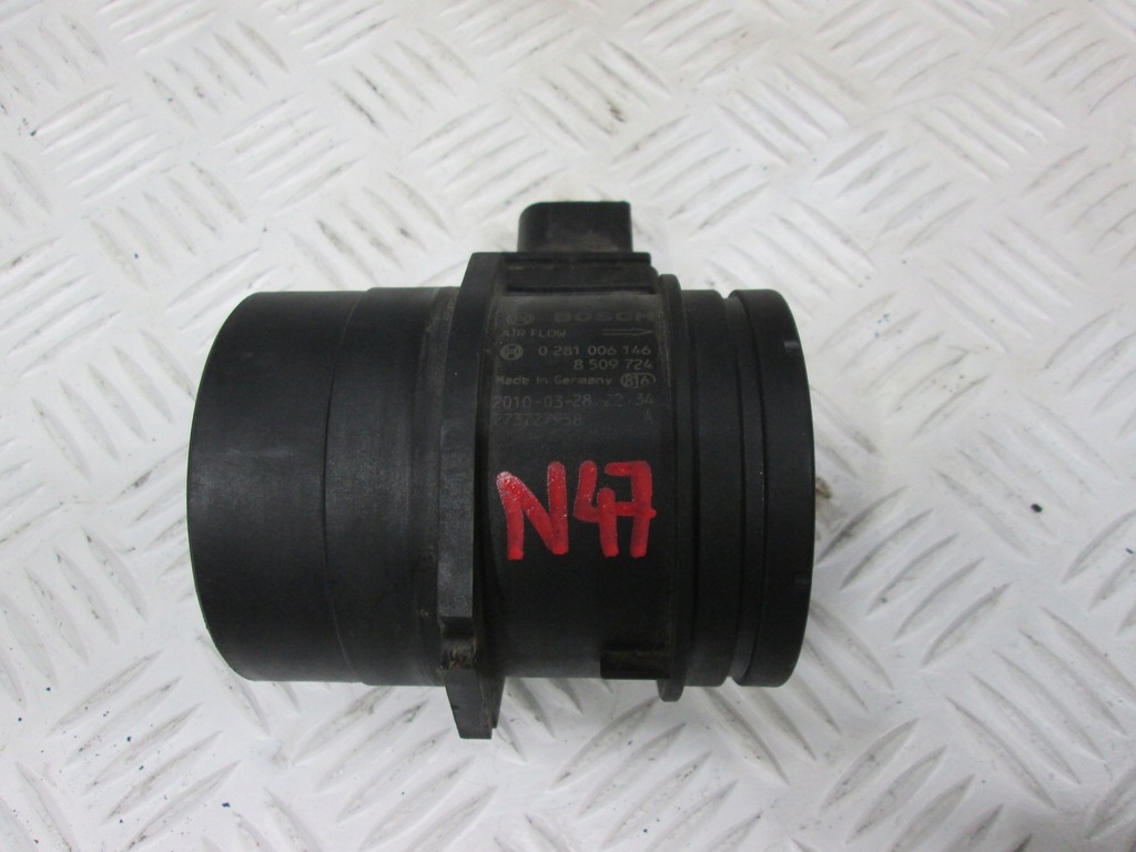 BMW E81 E87 E90 N47 PRZEPŁYWOMIERZ POWIETRZA ORYGI - 7898976526 ...