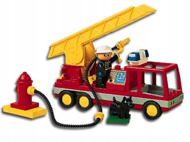Lego 2691 Duplo UNIKAT z 1995 roku My first Fire Engine Straż Pożarna ...