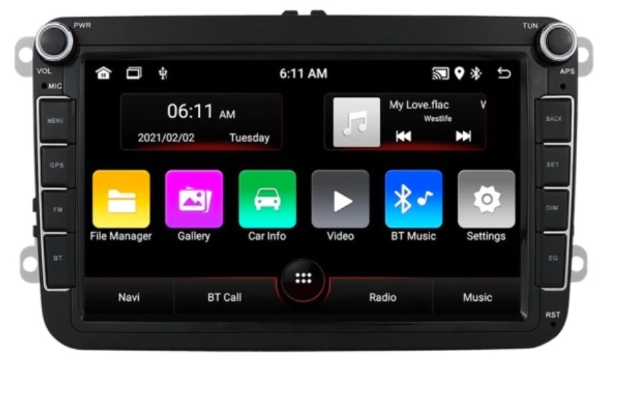 NAWIGACJA 2 DIN ANDROID VW PASSAT B6 B7 GOLF 5 V 6 - 11867399142 - oficjalne archiwum Allegro