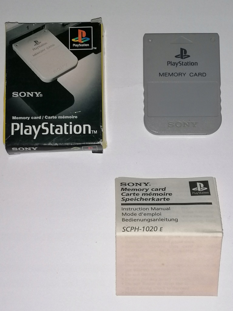 ORYGINALNA KARTA PAMIĘCI SONY PS1 BOX - 13247452128 - oficjalne ...