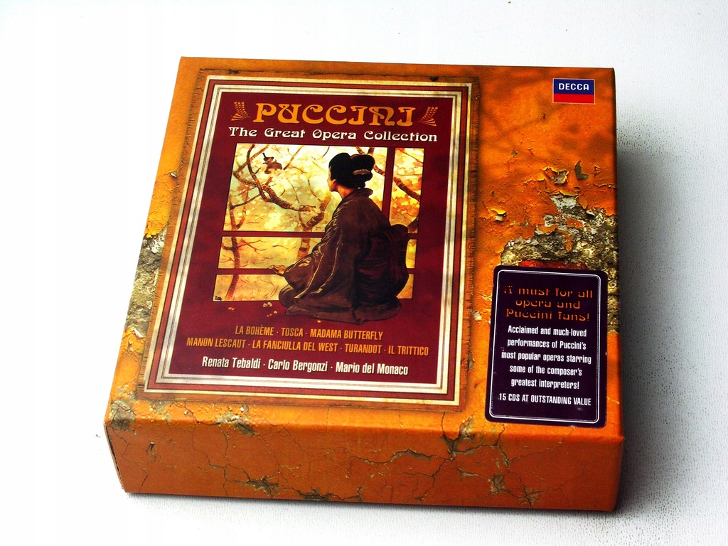 GIACOMO PUCCINI - THE GREAT OPERA COLLECTION [15CD - 14251760236 - oficjalne archiwum Allegro
