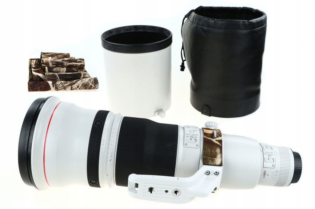 Canon 600mm f/4 L IS II USM + kamuflaż WWA 600/4 - 13164587098 - oficjalne archiwum Allegro