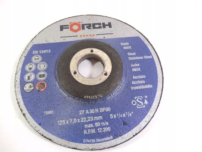 TARCZA FORCH ECO EN12413 - 12398240244 - oficjalne archiwum Allegro