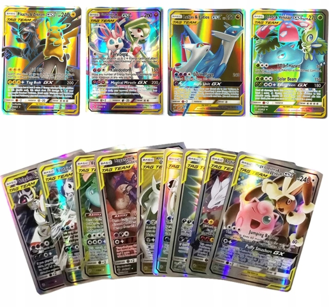 Купить POKEMON GX EX 2in1 GX MEGA CARDS 100 ШТ. ЛЕГЕНДАРНЫЕ: отзывы ...