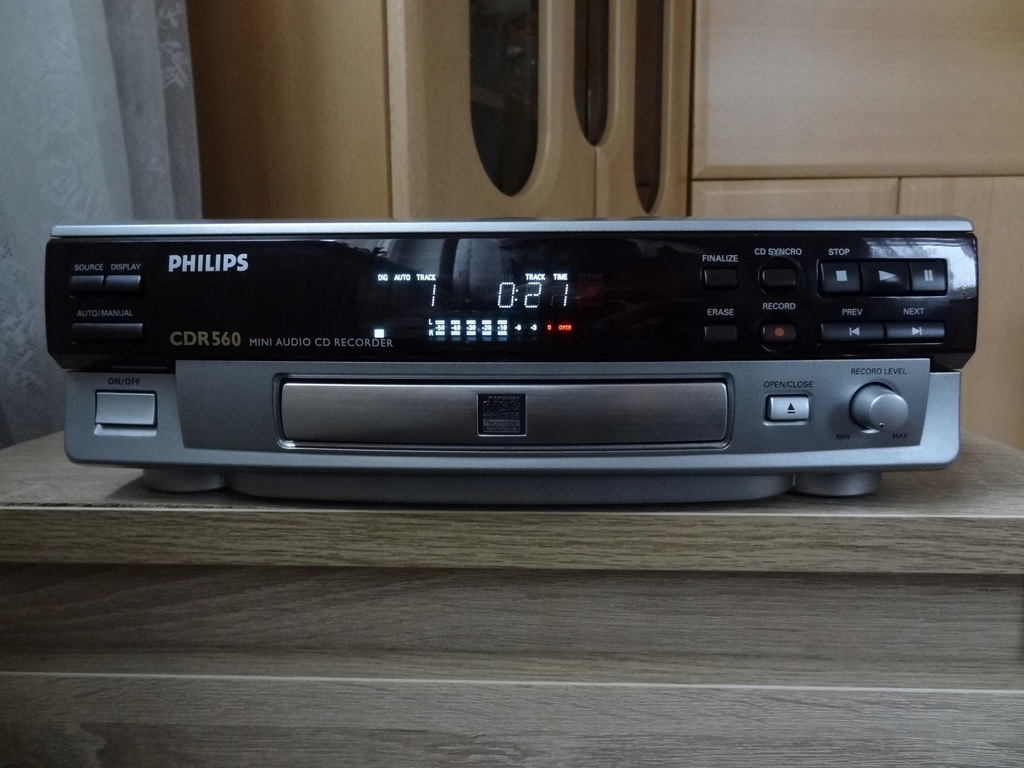 PHILIPS CDR 560 Nagrywarka Rekorder Płyt CD Audio - 13748852944 ...