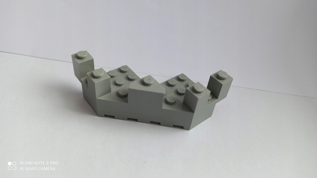 LEGO Wieżyczka Zamkowa 7x7 Corner 6072 szary Old - 11737563566 ...