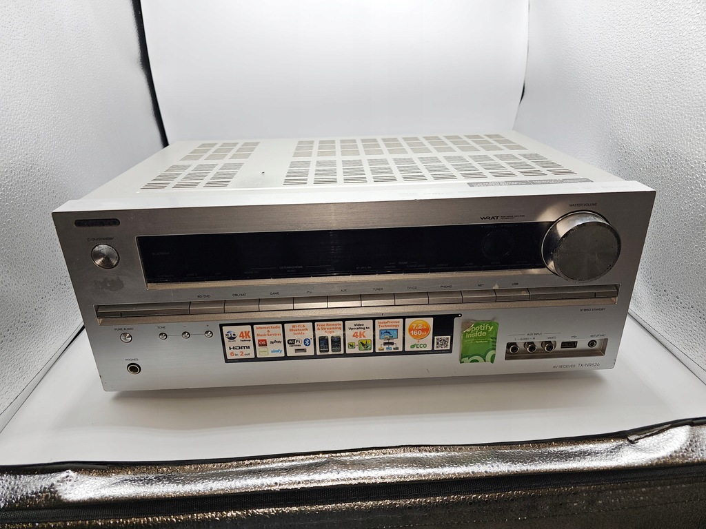 Amplituner ONKYO TX-NR626 7.2 srebrny - 14142937495 - oficjalne archiwum Allegro