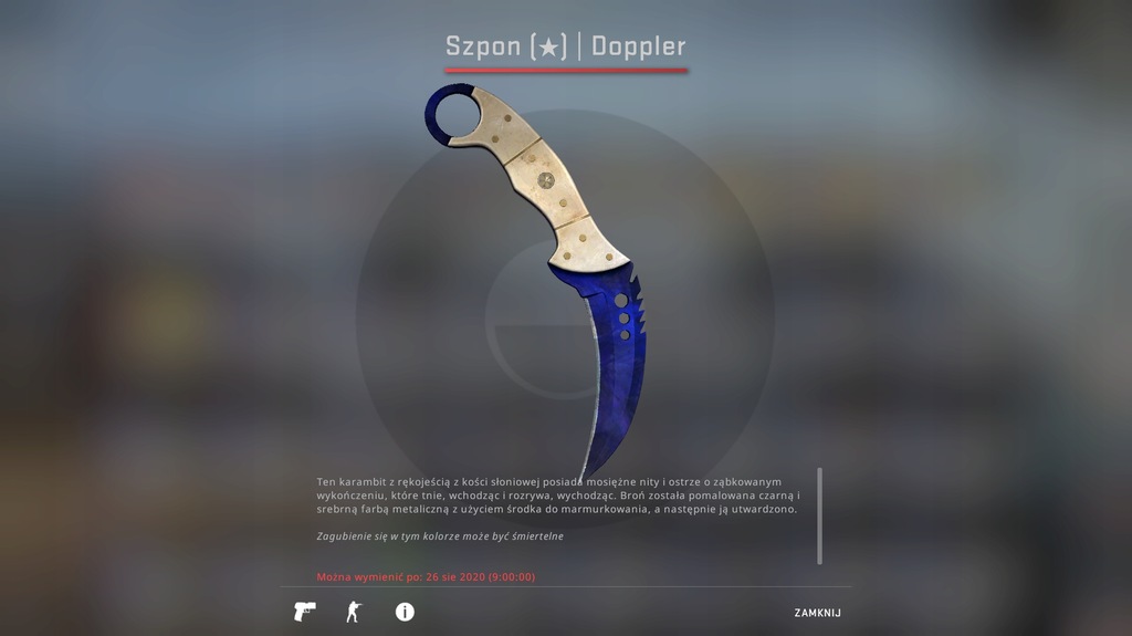 Talon Doppler FN Phase 4 CS:GO - 9631335912 - oficjalne archiwum Allegro