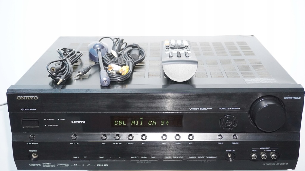Amplituner Onkyo TX-SR576 7.1 HDMI PILOT GWARANCJA - 14292719845 - oficjalne archiwum Allegro