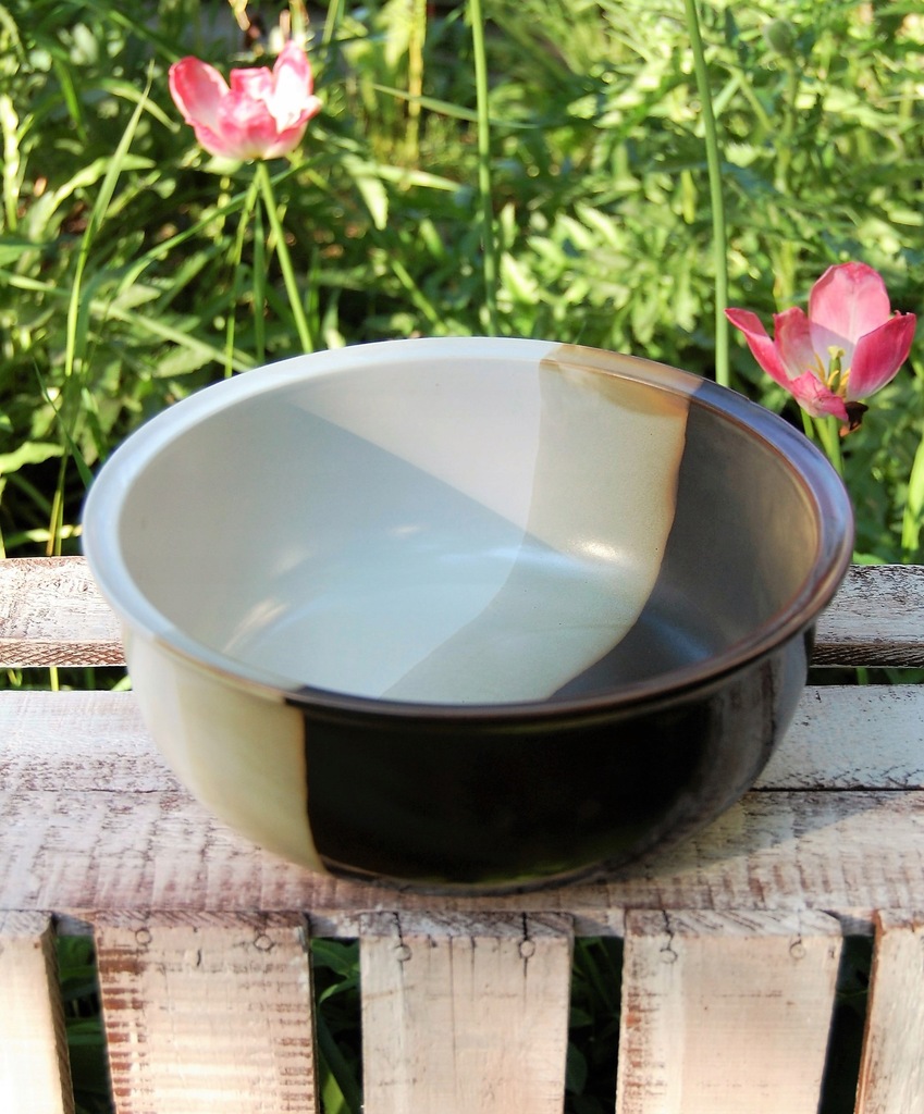 Misa miska vintage 3 kolory ceramika lata 80 - 12164265483 - oficjalne ...