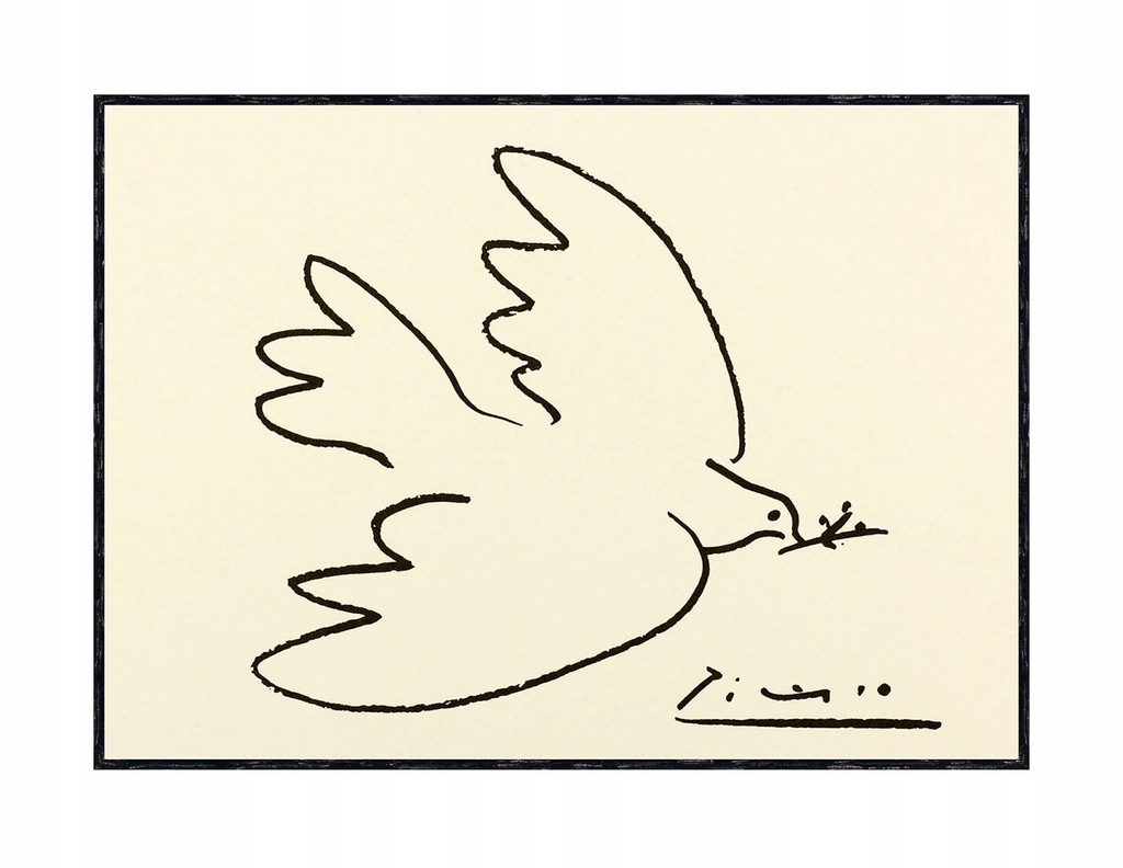 Pablo Picasso - Gołąb pokoju, dove of peace obraz - 12654806319 ...