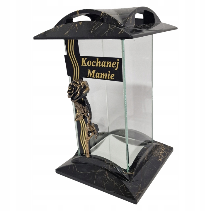 Znicz Kapliczka HK-49 Kochanej Mamie Złoty 26 cm - 14990649978 ...