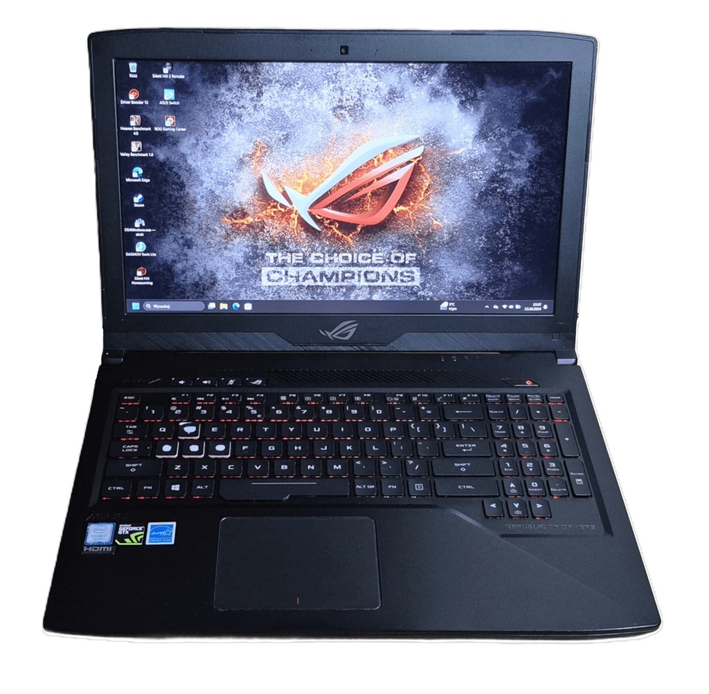 ASUS ROG Strix GL503VD - Core i7-7700HQ - GTX 1050 - 16 GB - NVMe ...