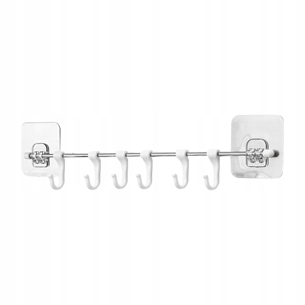 Wall Rack Kitchen Rail Rack Hook Behind Door Organizer Measuring Spoons ...