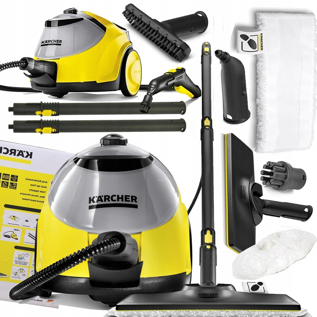 KARCHER SC5 PAROWNICA MOP MYJKA PAROWA zestaw GIGA - 12000640961 ...