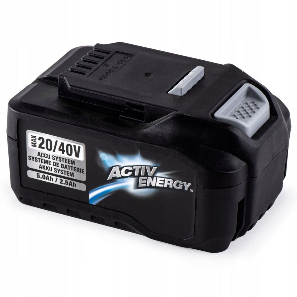 UNIWERSALNA BATERIA AKUMULATOR LI-ON ACTIV ENERGY 20/40V 5.0Ah / 2.5Ah ...