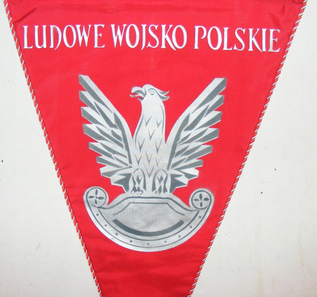 LWP PROPORCZYK LUDOWE WOJSKO POLSKIE ORZEŁ WIELKI - 13157836981 ...