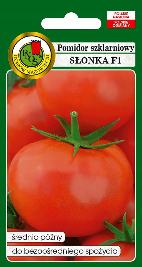 Pomidor Szklarniowy Słonka Nasiona - 10031714539 - oficjalne archiwum Allegro