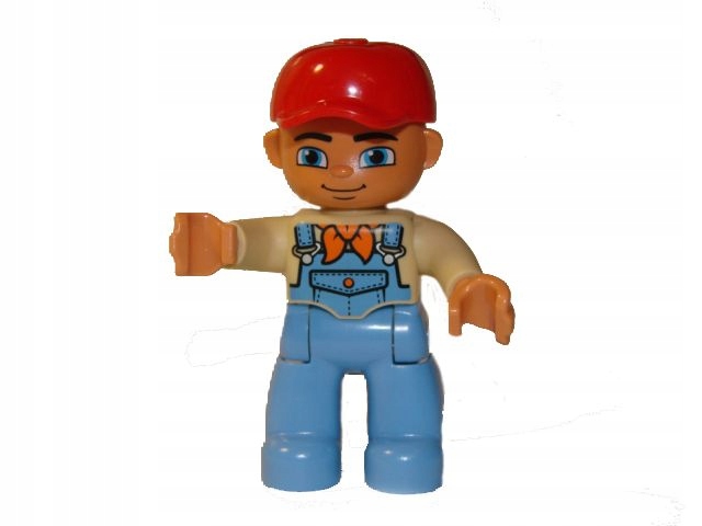 TS Nowe LEGO DUPLO figurka tata ROBOTNIK / FARMER - 7505734712 ...