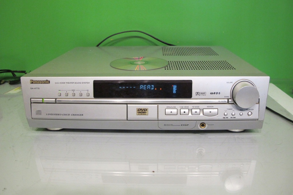 Amplituner Panasonic SA-HT70 5.1 srebrny - 13451751811 - oficjalne archiwum Allegro