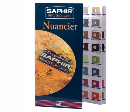 Saphir / Avel Color Chart Wzornik paleta kolorów - 12614761843 ...