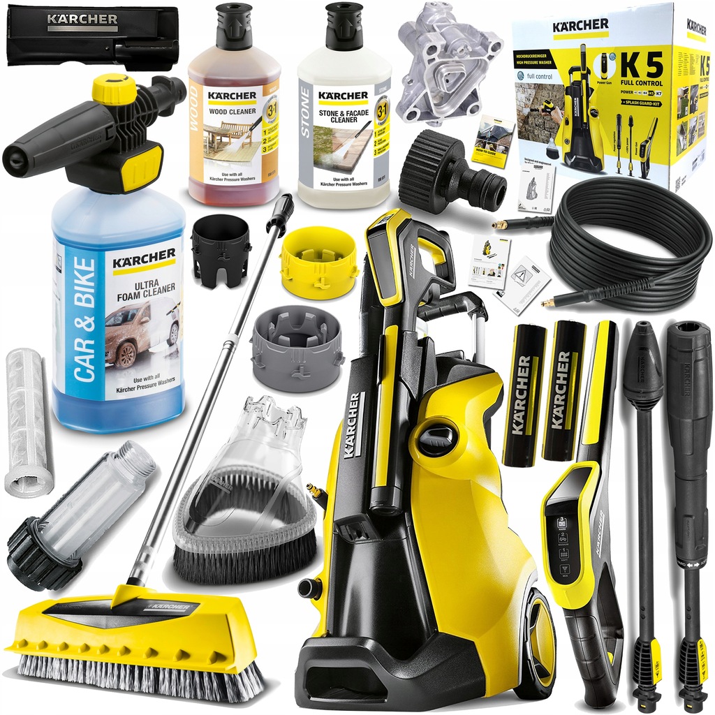 MYJKA CIŚNIENIOWA KARCHER K5 FC ZESTAW UNIWERSALNY - 8291291090 - oficjalne archiwum Allegro