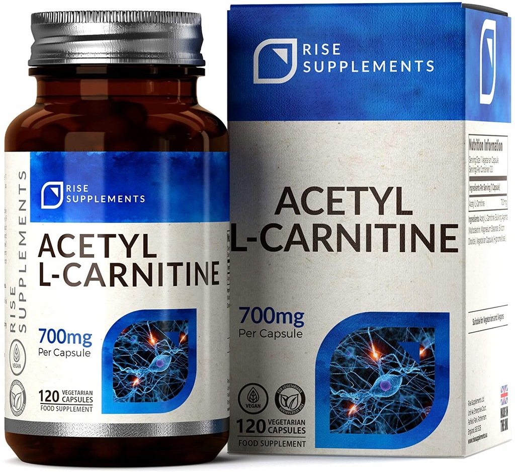 ALCAR Acetyl L-Karnityna 120 Kapsułek po 700mg - 12111368380 ...