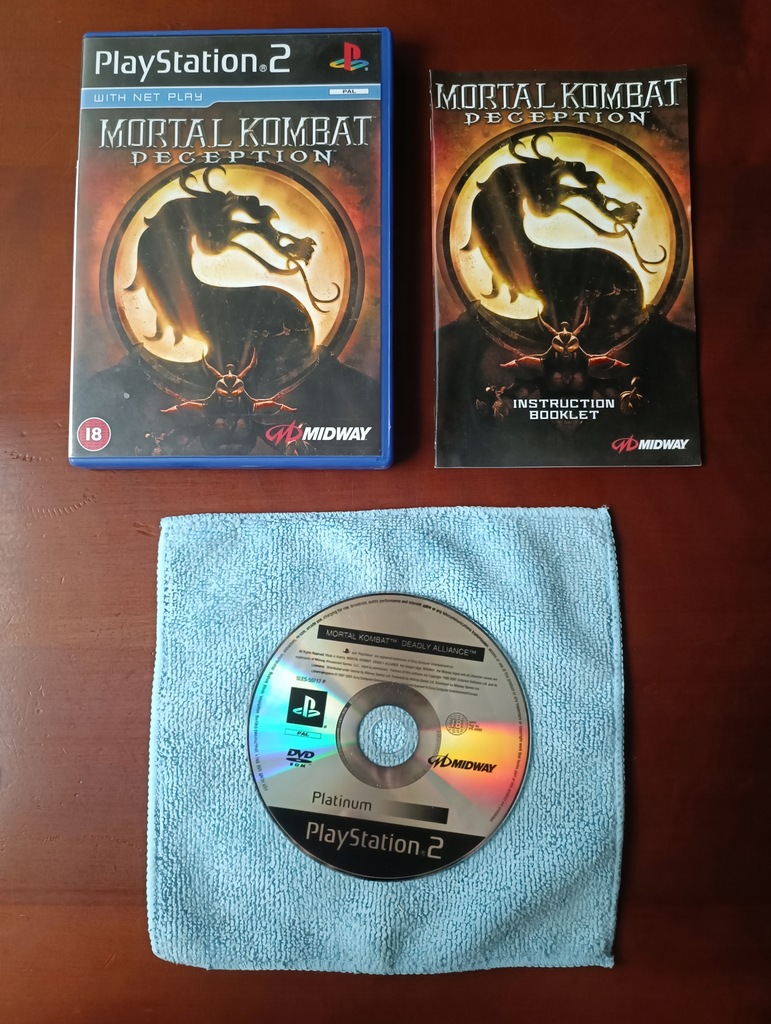 MORTAL KOMBAT DECEPTION PlayStation 2 PS2 - 12496176907 - oficjalne ...