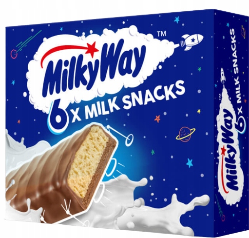 MILKY WAY MILK SNACKS 6 szt KANAPKI - 12895963289 - oficjalne archiwum ...
