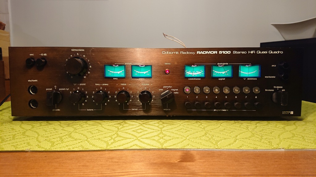 ŁADNY! AMPLITUNER UNITRA RADMOR 5100 '78/'79 - 12385371277 - oficjalne ...