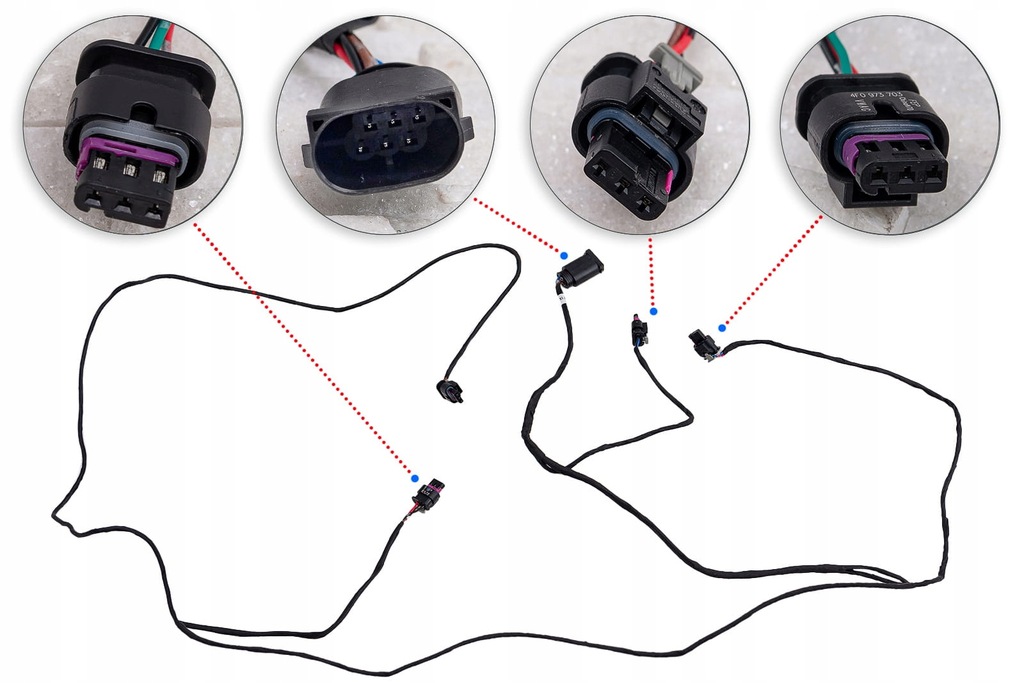 WIĄZKA PRZEWODÓW PDC PRZÓD 61129392513 BMW X1 F48 - 13355270561 ...