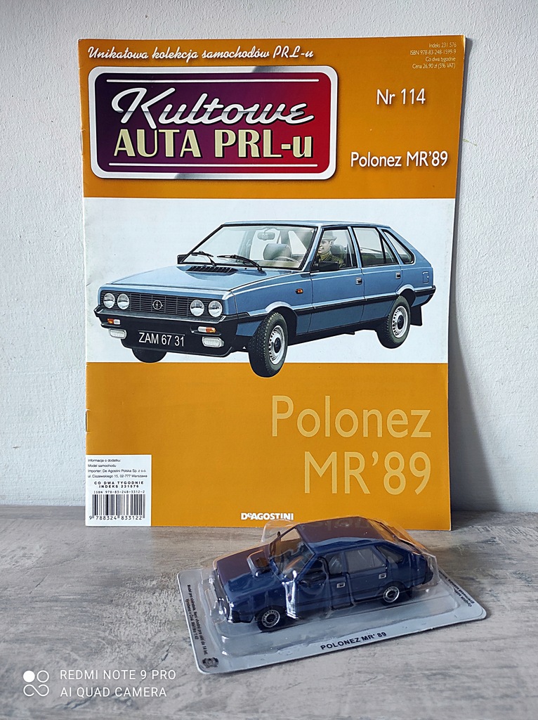 POLONEZ MR89 KULTOWE AUTA PRL DEAGOSTINI 1:43 - 12645747673 - oficjalne ...