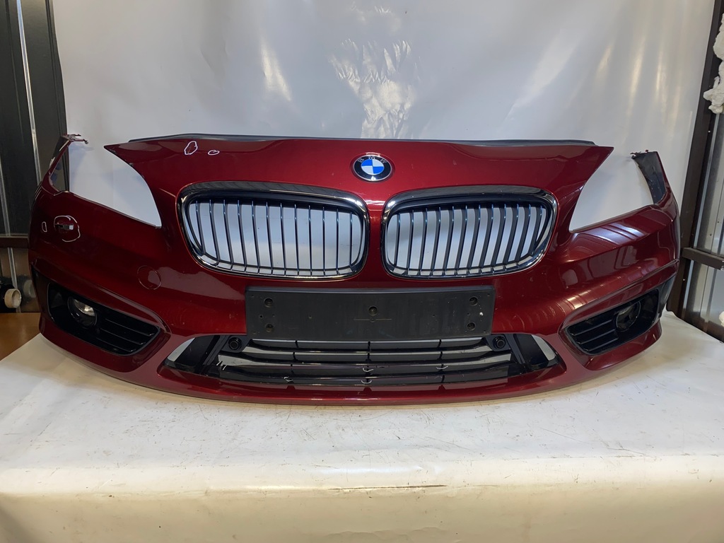 BMW 2 F45 F46 ZDERZAK PRZÓD PRZEDNI KOMPLETNY POŁYS 6X PDC C06 17R ...