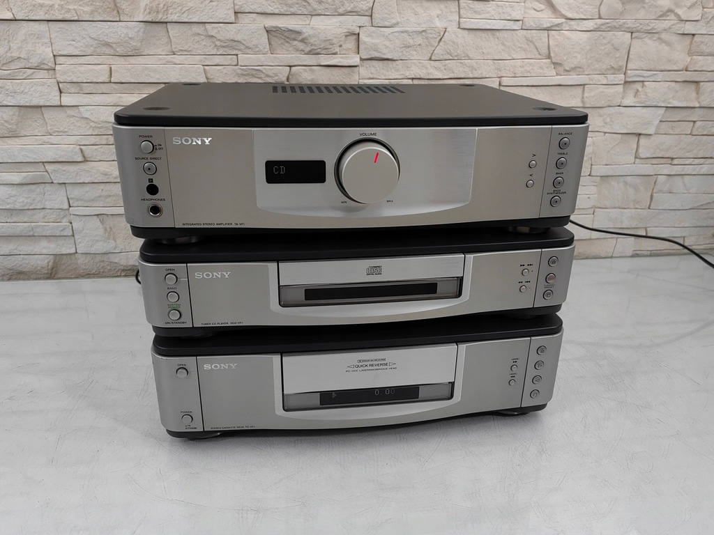 SONY HCD-VF1 TA-VF1 TC-VF1 Kultowy zestaw stereo - 13220285205 ...