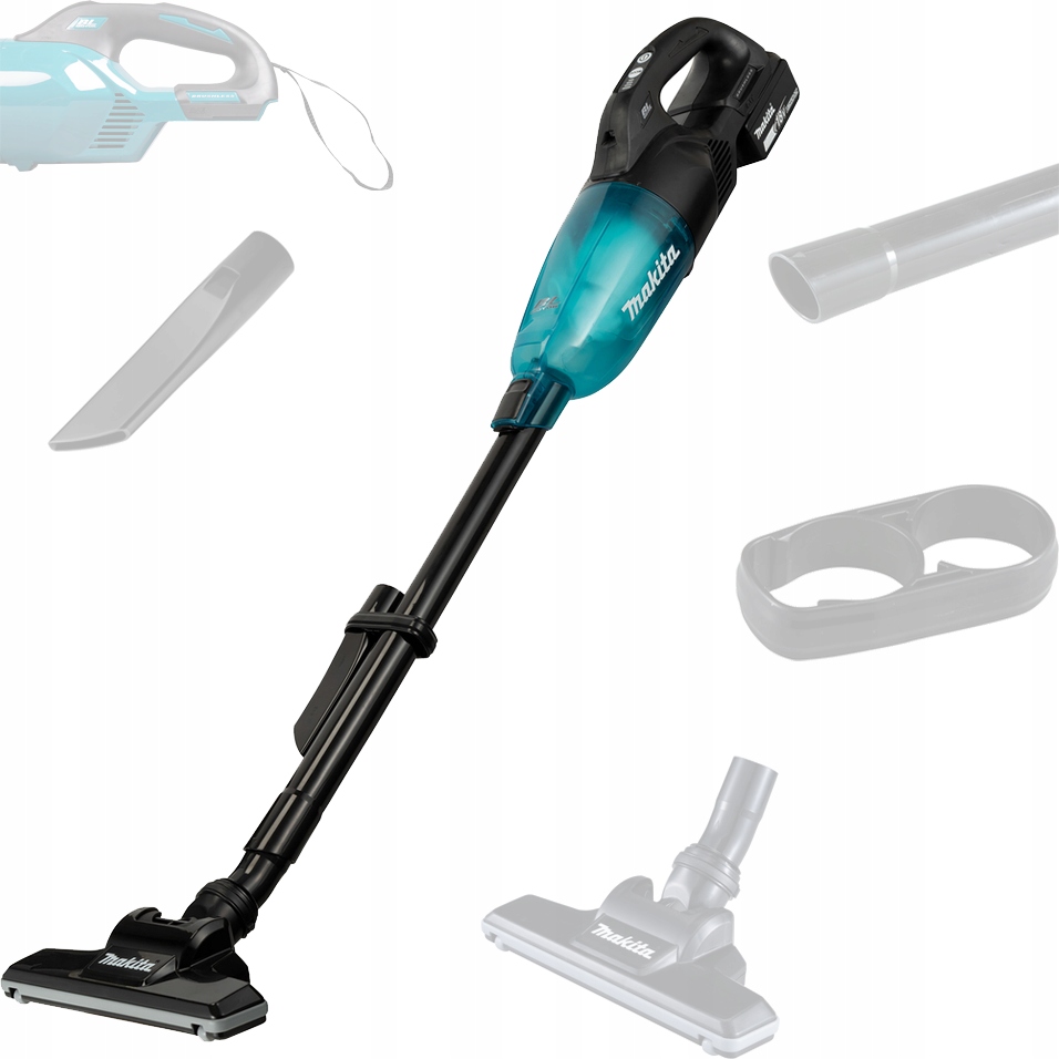 Купить ПЫЛЕСОС НА АККУМУЛЯТОРЕ MAKITA ВЕРТИКАЛЬНЫЙ 18V LXT DCL284FZB ...