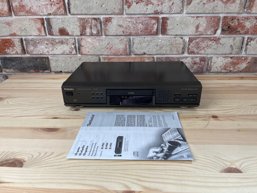 Technics SL-PG3 compact disc player odtwarzacz cd vintage retro +instrukcja - 14914492820 ...