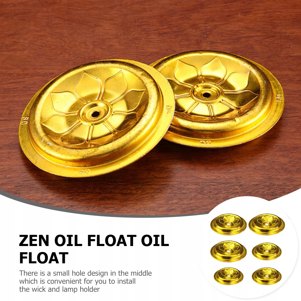 Oil Lamp Float Metal Stand Ghee Holder 6 Pcs - 13601560923 - oficjalne ...