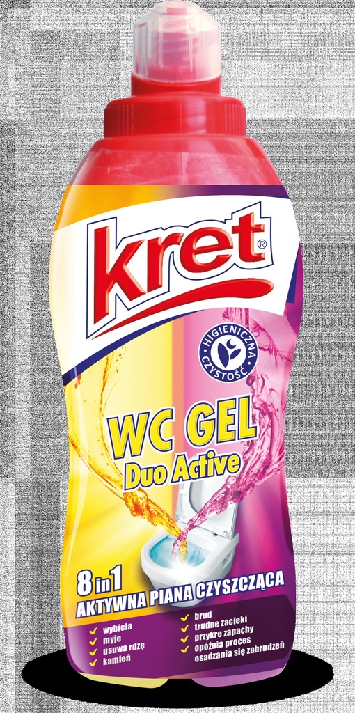 KRET WC ŻEL 700G DUO ACTIVE 8W1 - 12356852640 - oficjalne archiwum Allegro