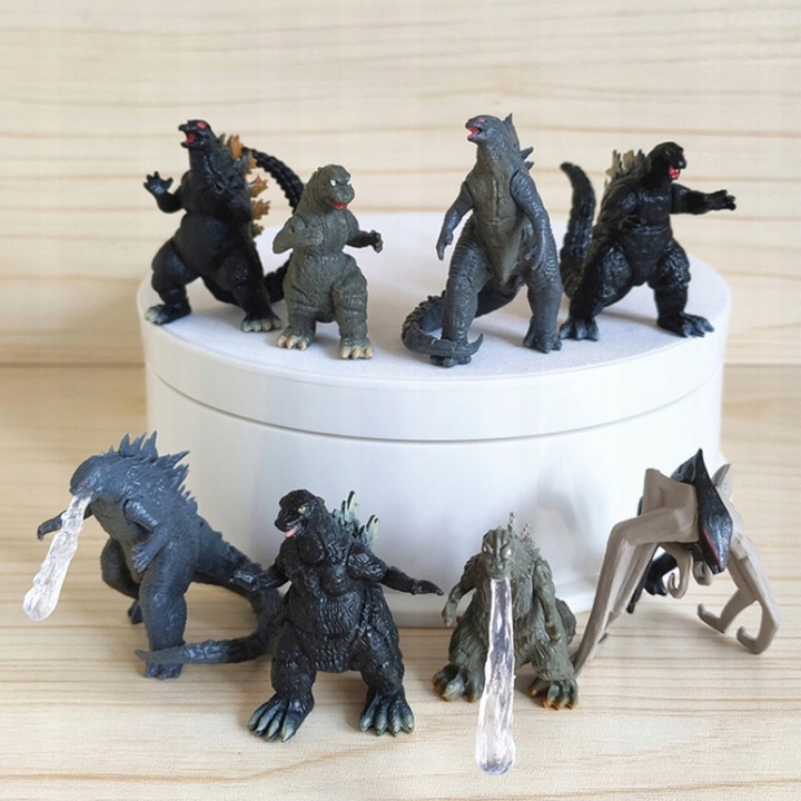 8 stylów Mini Godzilla figurka zabawki pcv 5cm - 11759043716 ...