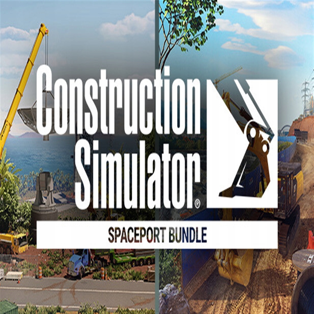 CONSTRUCTION SIMULATOR SPACEPORT BUNDLE STEAM NOWA GRA PEŁNA WERSJA PC PL - 14909899689 ...