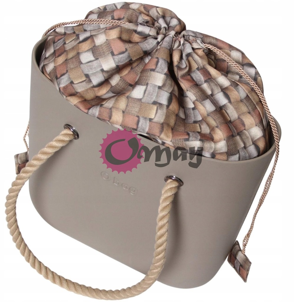 organizer OBAG STANDARD WOREK plecionka brąz oMay - 12848448044 ...