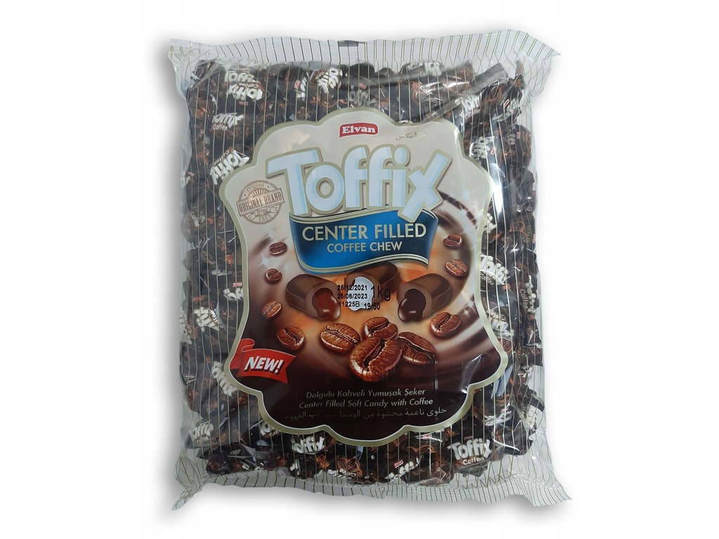 Cukierki Toffix Kawowe 1000g - 12371380707 - oficjalne archiwum Allegro