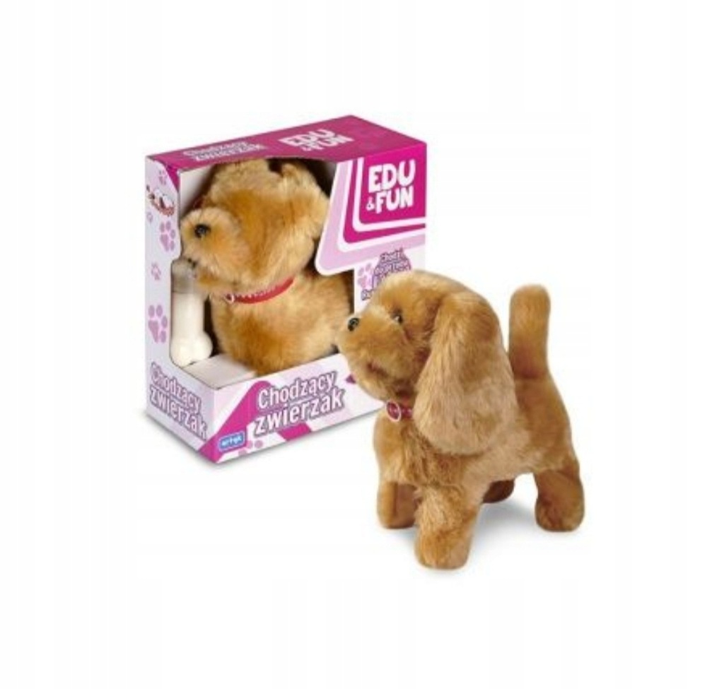 Chodzący zwierzak pies interaktywny rudy edu fun - 11484811388 - oficjalne archiwum Allegro